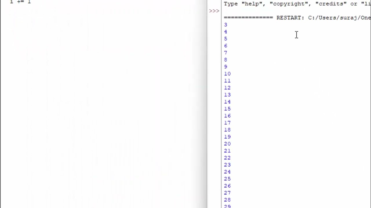 While Loop with increment in Python@COMPUTEREXCELSOLUTION