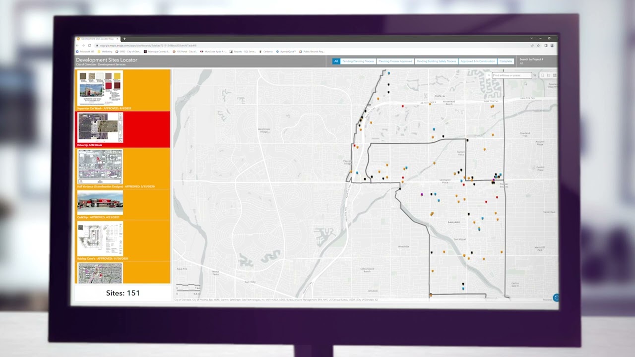 Glendale Development Services Map App