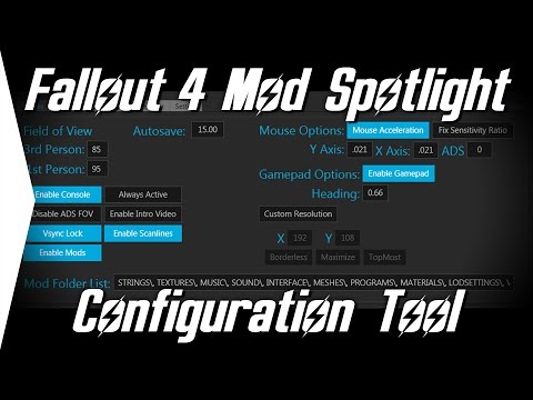 Fallout 4 Mod Spotlight #2 ► Fallout 4 Configuration Tool