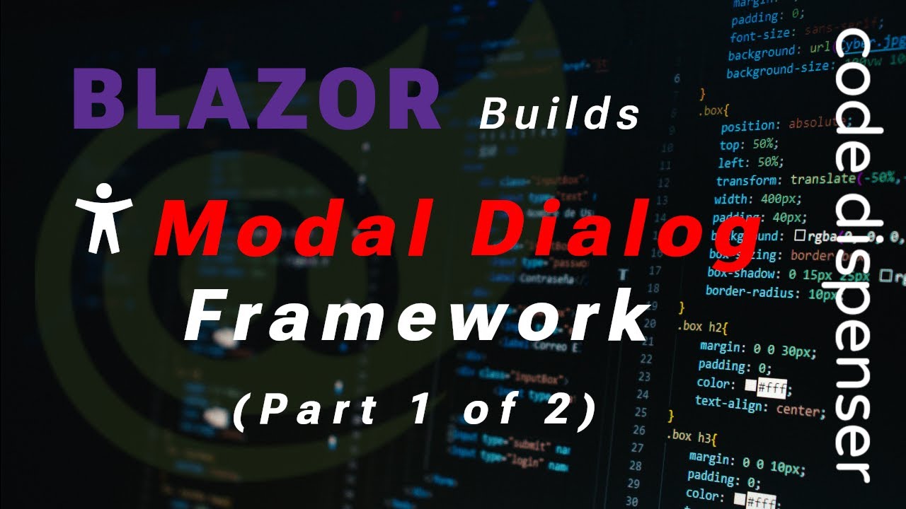 Blazor Builds - Building an Accessible Modal Dialog Framework (Part 1 of 2)