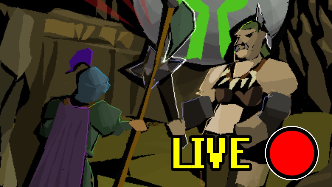 Ogress Shaman Mask on a OneChunk Ironman, will today be the day?  | ChunkMist
