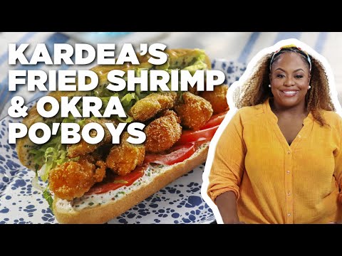 Kardea Brown's Fried Shrimp and Okra Po'Boys | Delicious Miss Brown | Food Network