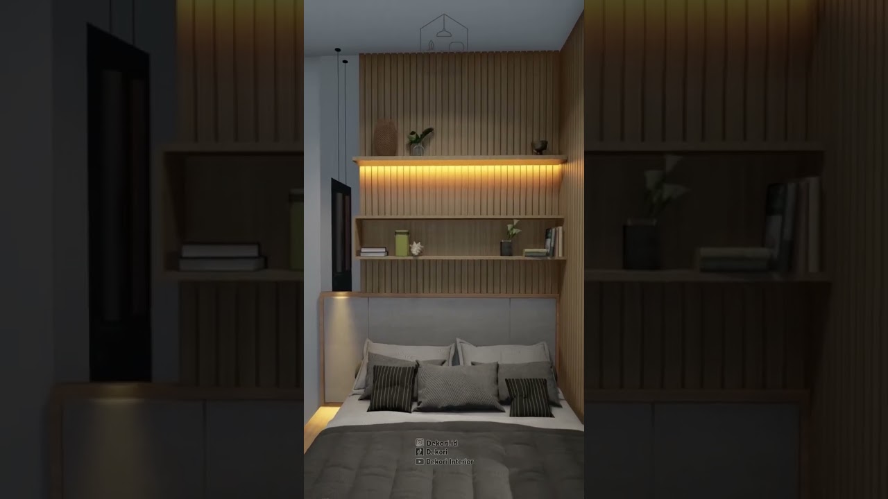 MINIMALIST NARROW ROOM 2.5 x 3 Meters #shorts #house #room