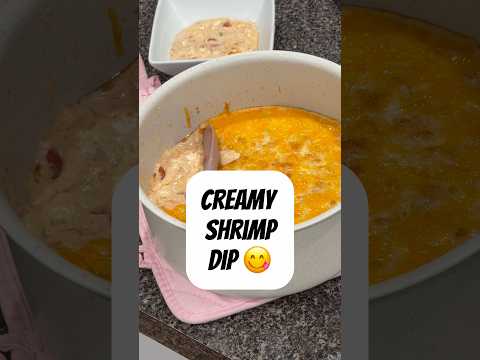 Creamy Shrimp Dip for my Family of 7. So delicious #cooking #food #food #shrimp #dip #shrimprecipe
