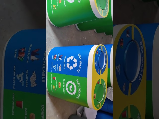 Fiber Dustbin - Fiber Duo Dustbin Manufacturer from New Delhi