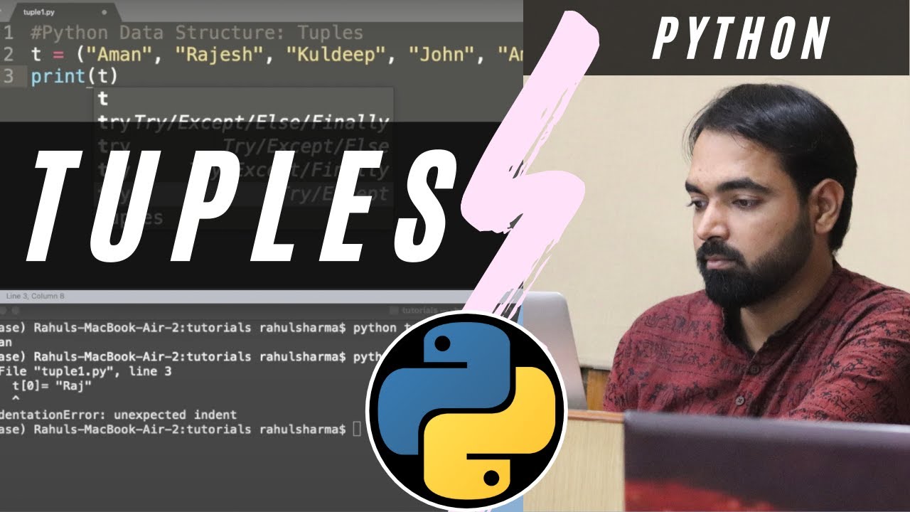#15 Tuples in Python || Tuple || Python Tutorial for beginners #python