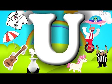 words that start with letter U for toddlers | words that start with U | U for Words