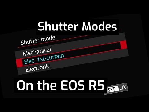 Canon R5 & R6: Shutter modes (4147C002)