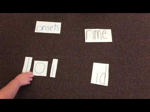 Onsets and Rimes 101