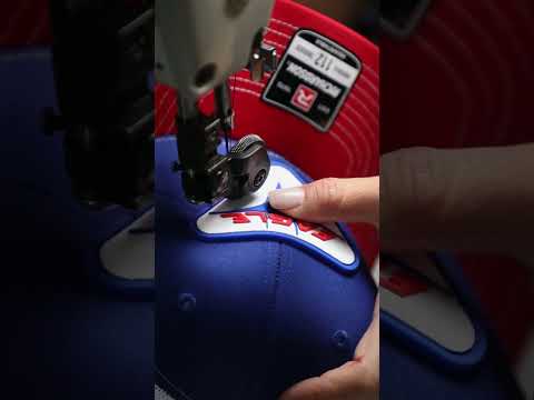 Stitched, not stuck. PVC Patch on a Richardson 112 Trucker Hat. #custompatchhats #howitsmade