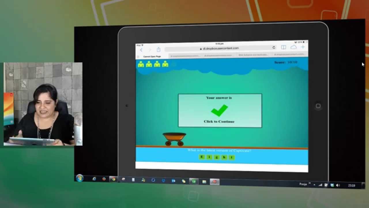 Accelerometer-based Game in Adobe Captivate 8