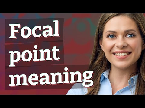Focal point | meaning of Focal point