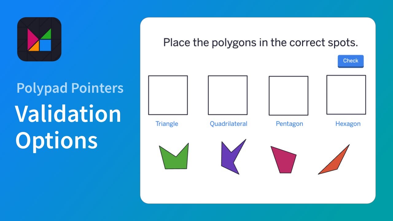 Validation Options - Polypad Pointers