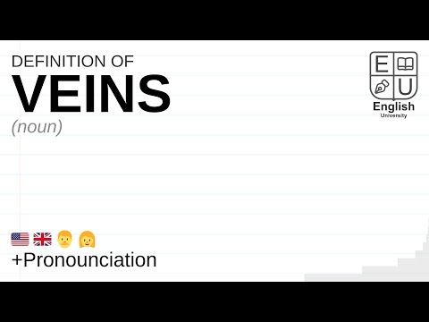 VEINS meaning, definition & pronunciation | What is VEINS? | How to say VEINS