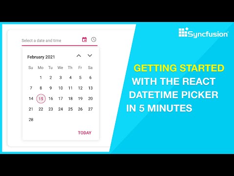 Getting Started with the React DateTime Picker in 5 Minutes