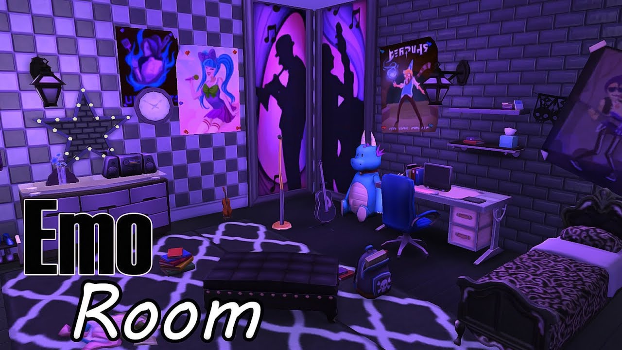 The Sims 4: Speed Build | Emo Bedroom