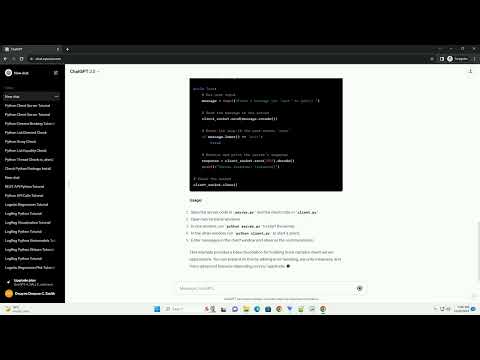 python client server socket