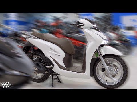Honda SH 160i 2023 ABS HSTC - Trắng Nâu - Walkaround