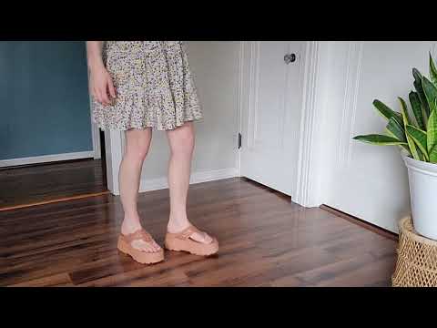 Review of Sandals for Women Casual Summer Flip Flops with Arch Support Platform Sandals Wedge