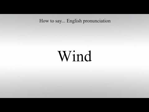 How To Pronounce Wind - How To Say: American pronunciation