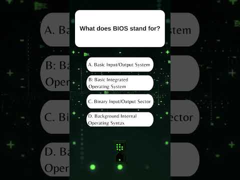What does bios stand for? #trivia #quizzing #learning #tech #technology #informationtechnology