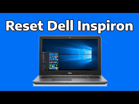 How To Factory Reset Dell Inspiron Laptop in Windows 11