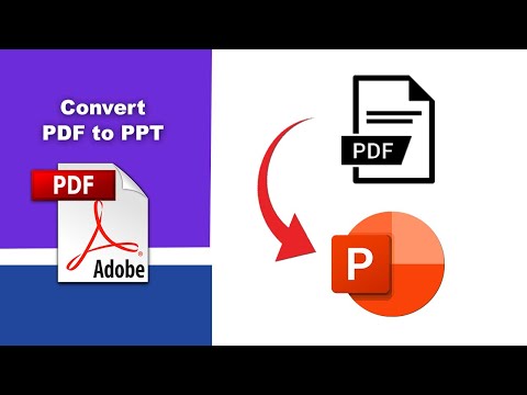 How to convert PDF to Microsoft PowerPoint without markup (Export PDF) using Adobe Acrobat Pro DC