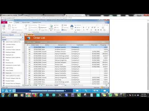 What is Microsoft Access Environment Tutorial 2