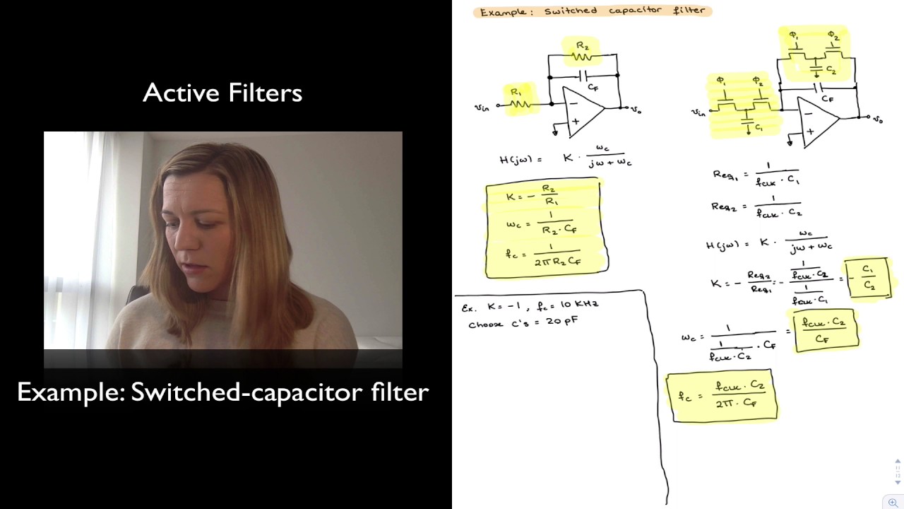 Example: Switched-capacitor filter