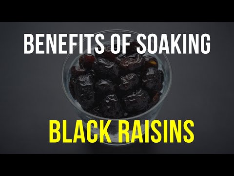WHY IT IS IMPORTANT TO SOAK BLACK RAISINS | BENEFITS OF SOAKING BLACK RAISINS #blackraisins #ytvideo