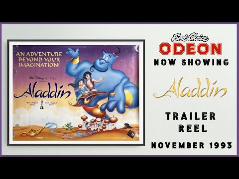 ALADDIN (November 1993 Odeon Cinema Trailer Reel) -- Home Cinema