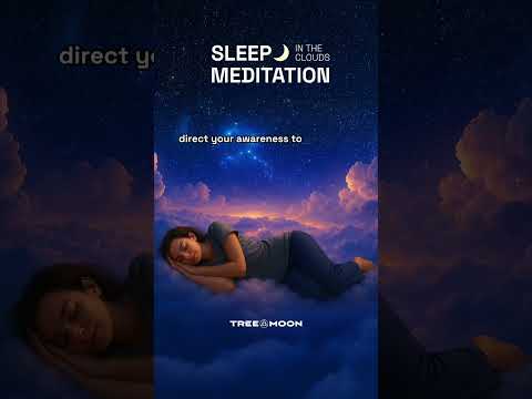 Body Relaxation Guided Sleep Meditation in the Clouds ☁️