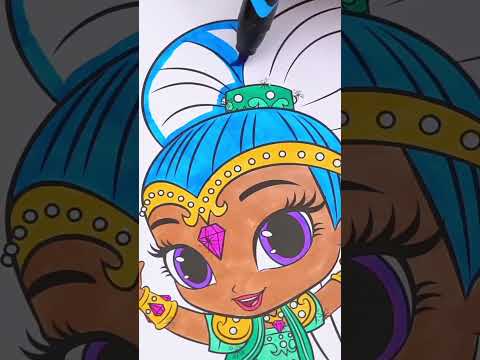 Coloring Shine #shimmerandshine #coloring #art