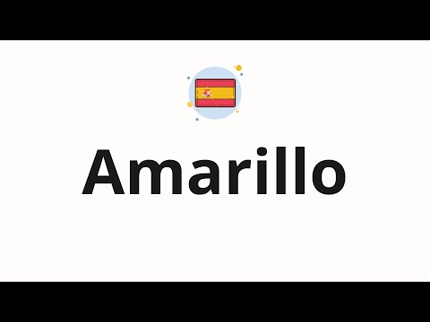 How to pronounce Amarillo