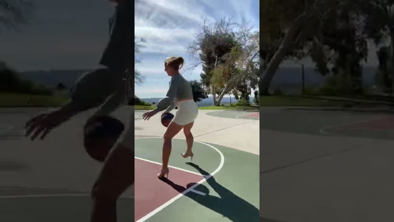 Quick way to break an ankle #shorts #basketball #hoops #heels