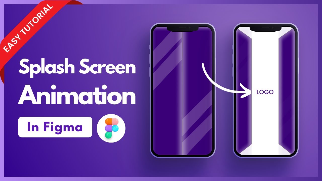 Door animation in figma | splash screen animation in figma | easy & simple tutorial | logo animation