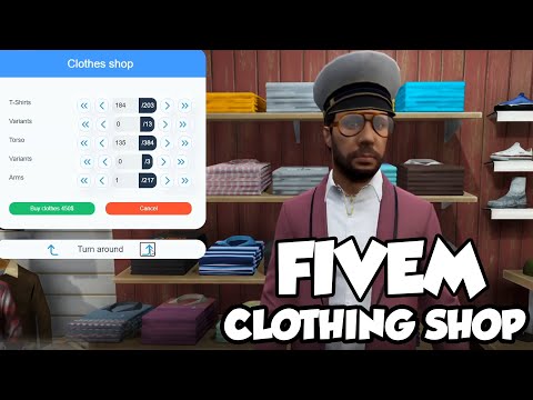 FIVEM CLOTHING STORE SCRIPT | PROJECT ROGUE | https://discord.gg/msuR44FR2y