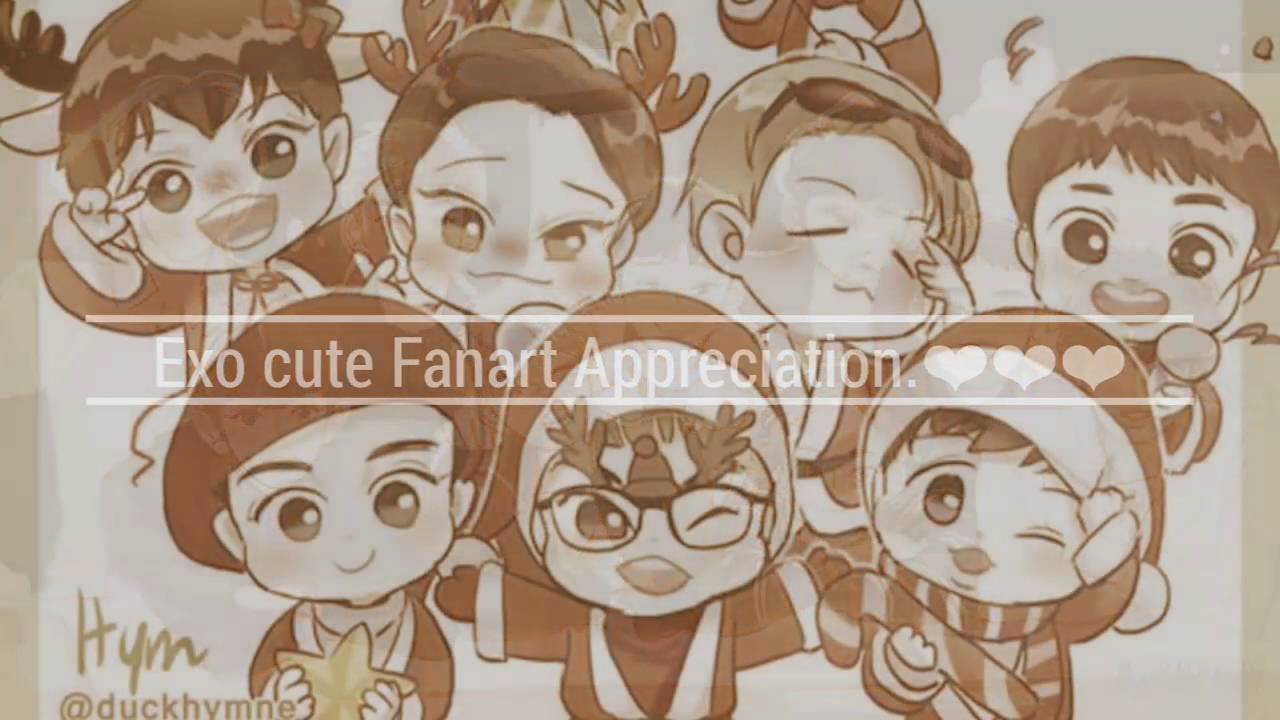 Exo Cute Fanart Appreciation ❤❤