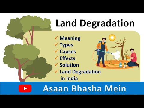 What is Land Degradation In Hindi | Meaning | Causes | Type | Effects | Solutions