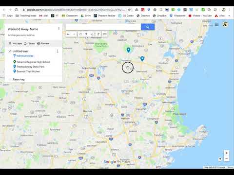 Using Pins in Google Maps