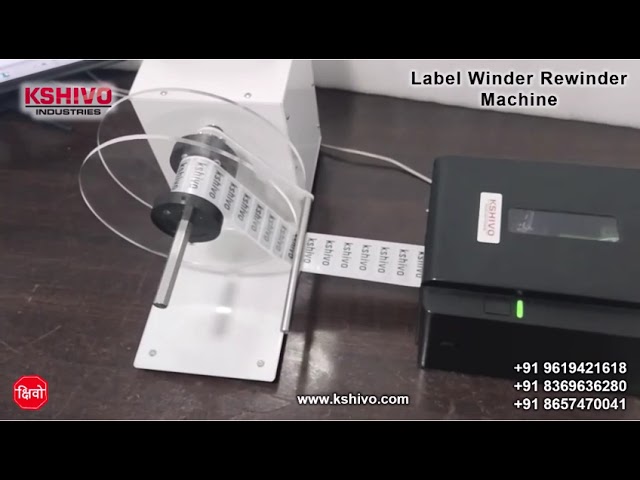 Automatic Rewinding Machine - Label Winder Rewinder Machine ...