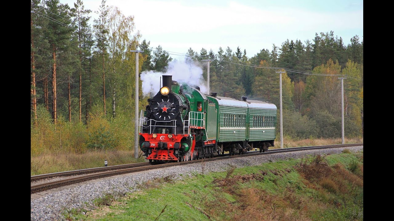 Russian Retro Steam Train Returns to the Tracks