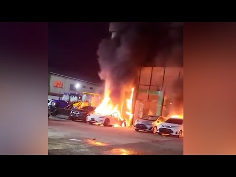 Multi Million Dollar Fire At HSM Marketing Company Limited