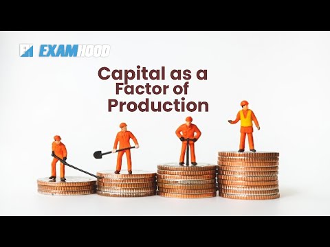 Capital as a Factor of Production