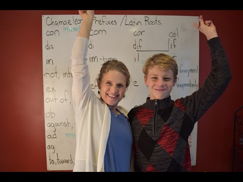 Lesson 34: How to teach English Grammar: Chamaeleon Prefixes and Latin Roots