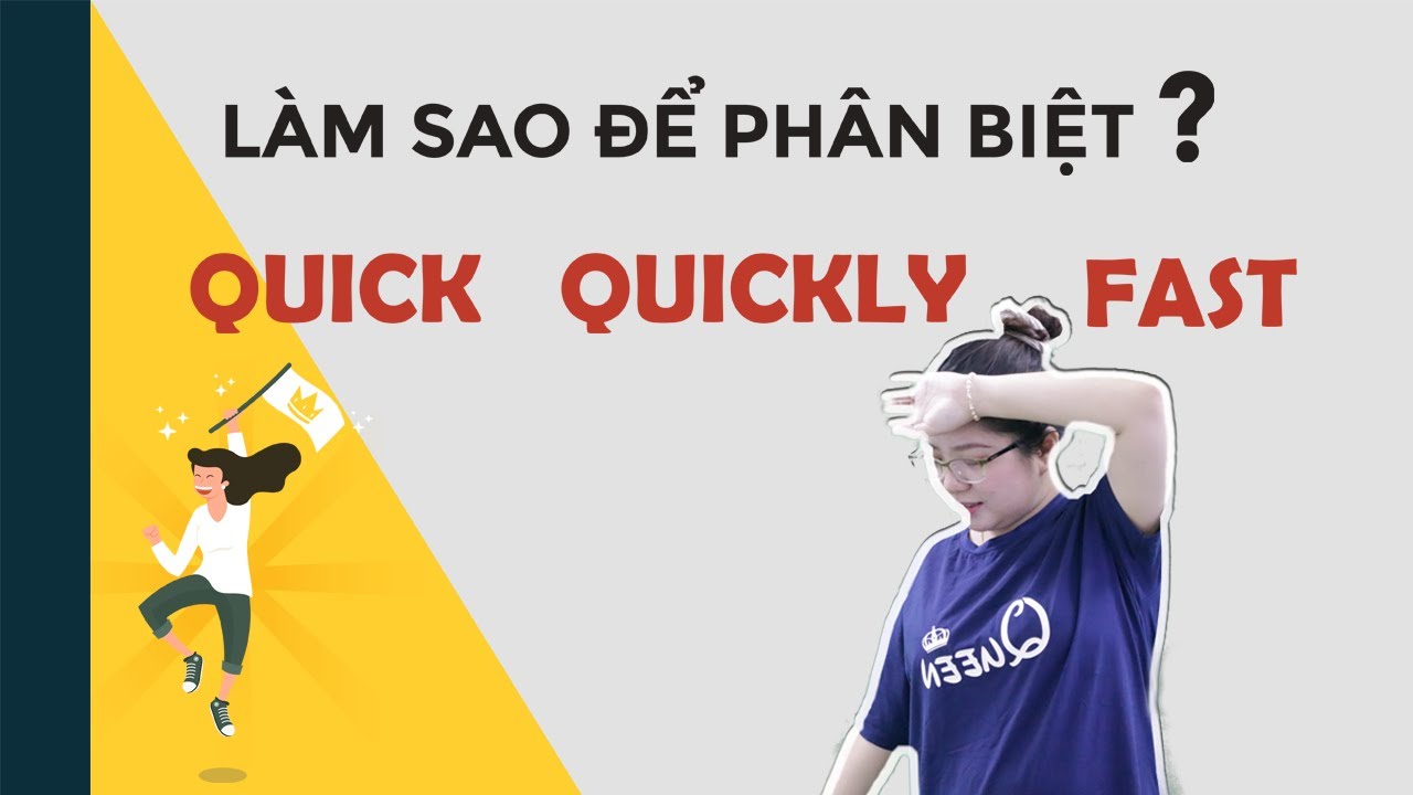 QUICK / QUICKLY / FAST - How to use those words?#ShiningwithMsSun