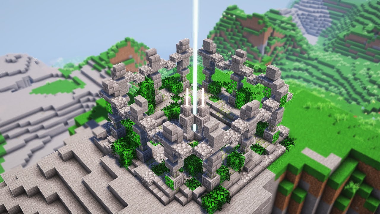 Minecraft Shrine Build Tutorial - How to Build a Shrine in Minecraft 1. ...
