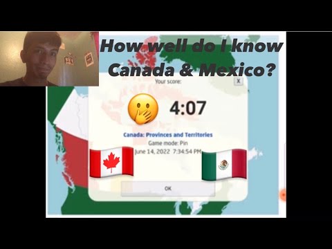 Doing the Canada Territories & Mexico States Map Quiz– Seterra - Geography Quizzes
