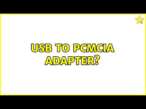 USB to PCMCIA adapter?