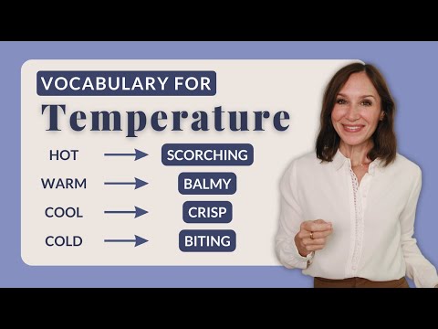 How to Talk About the Temperature in English | Descriptive Adjectives